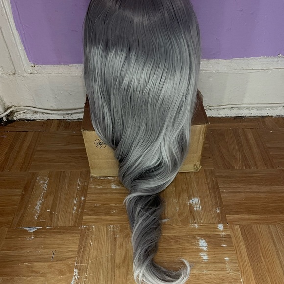 Hair | Silvergrey Lace Front Wig Never Used Synthetic Hair | Poshmark